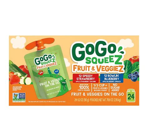 Gogo Squeez Fruit And Veggiez Applesauce And Puree Variety