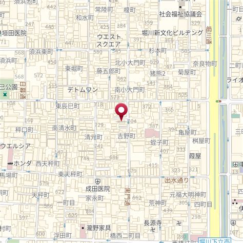 京都府京都市上京区黒門通下長者町下る吉野町703 の地図 Mapfan