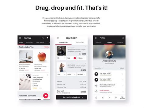 Material Design Android Material Design Examples Material Design App Interface Design