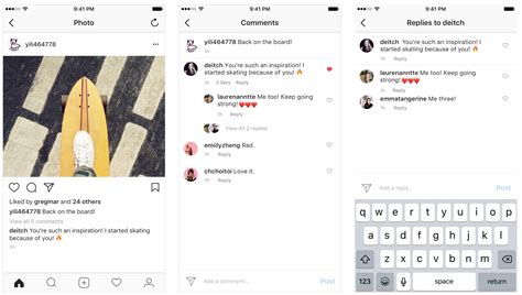 instagram introduces comment threads