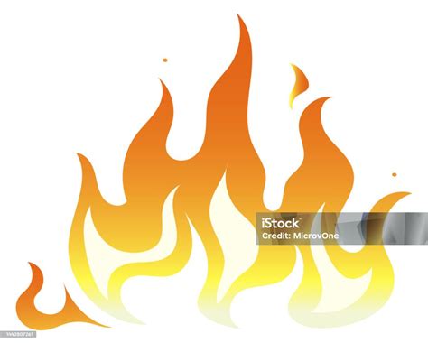 Stiker Api Simbol Api Gradien Ikon Pembakaran Ilustrasi Stok Unduh Gambar Sekarang Agama