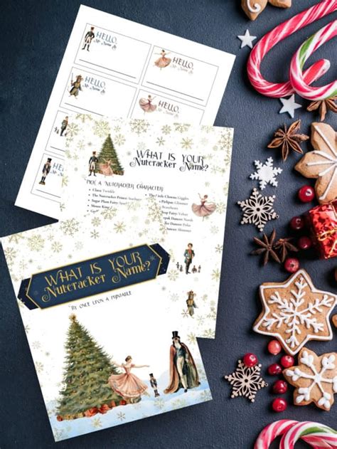 What Is Your Nutcracker Name Game Free Printable Once Upon A Printable