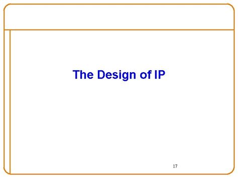 designing ip ee 122 intro to communication networks
