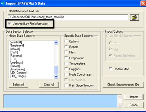 advanced swmm 5 import into infoswmm and h2omap swmm icm swmm
