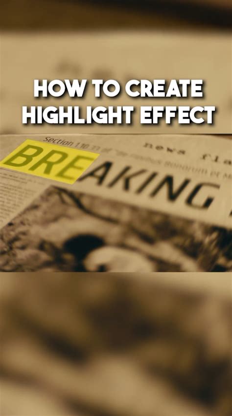 Mastering Highlight Effects In After Effects A Step By Step Tutorial