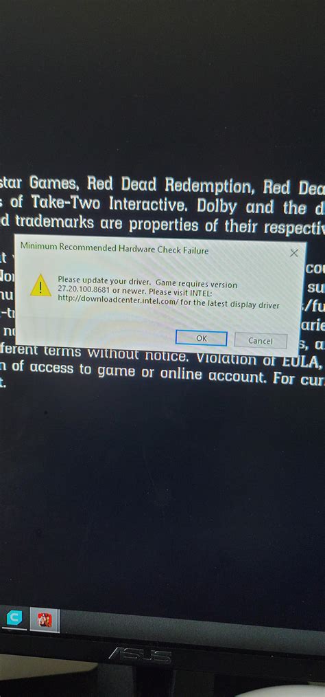 Please Help Keep Getting This Trying To Play Rdr2 All Other Games Work