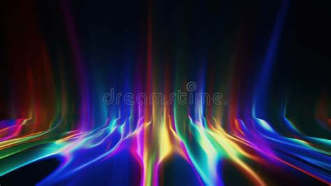 Abstract Caustic Background Colorful Spectrum Light Rays Stock
