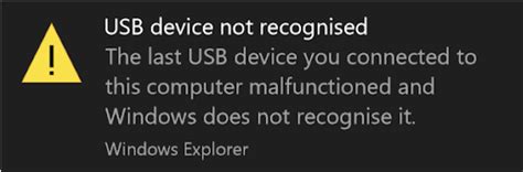 How To Fix Usb Device Not Recognized Error In Windows