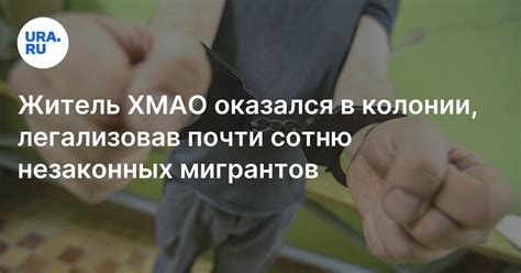 Житель ХМАО оказался в колонии легализовав почти сотню незаконных мигрантов