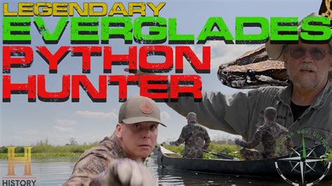 Burmese Python Hunting The Florida Everglades With Legend, Tom Rahill of Swamp Apes Green Way ...