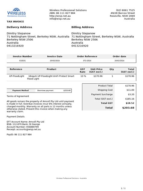 Wireless Professional Solutions Ubiquiti Up Floodlight Unifi Protect Smart Download Free Pdf