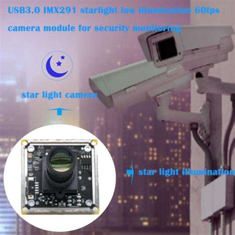 Usb2 0 Imx291 Starlight Low Illumination 60fps Camera Module For