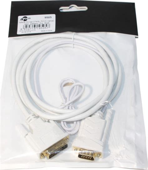Кабель Dvi D Vga Atcom 1 8м White 9505 купить Elmir цена отзывы характеристики