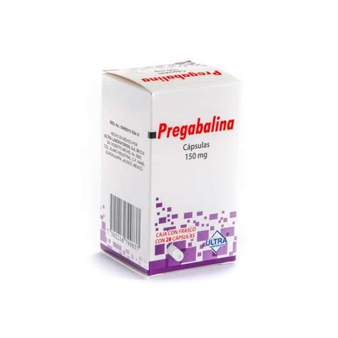 Pregabalina Cápsula Cada Cápsula Contiene Pregabalina 150 Mg Envase