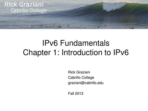 Ppt Ipv6 Fundamentals Chapter 1 Introduction To Ipv6 Powerpoint