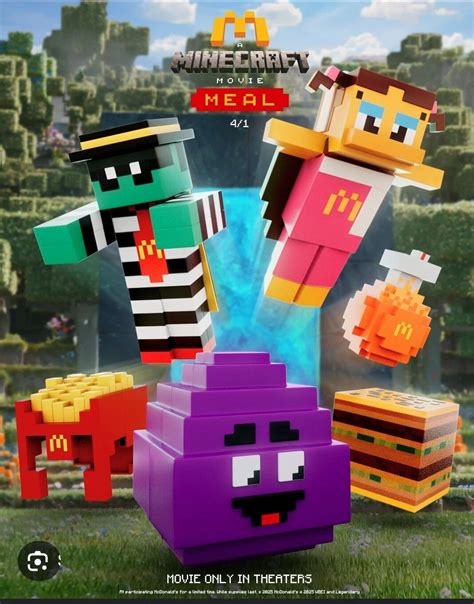 Minecraft Mcdonalds Adult Happy Meal Toys 4861490043