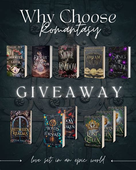 Why Choose Romantasy Paperback Giveaway Love Set In An Epic World To