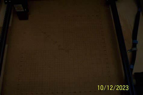 Engraving Workspace Grid On Board For Exact Placing Of Projects LightBurn Software Questions