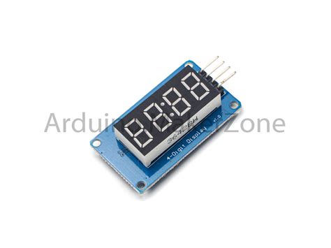 7 Segment 4 Digit Clock Display Module 0 36 โมดลแสดงผลนาฬกา 7 Segment 4 หลก ขนาด 0 36 นว