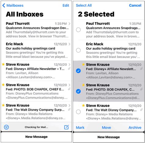 Apple Mail Flag Messages As Important Or Mark As Unread