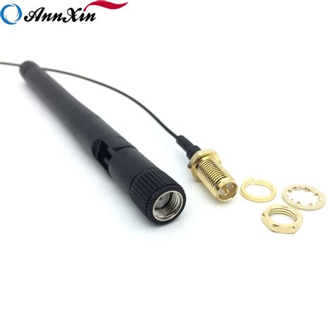 2 4GHz 2dBi 50ohm Wireless Wifi Omni Copper Dipole Antenna SMA To IPEX Cable For Router 7