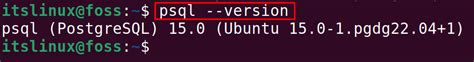 How To Check The Postgresql Version On Linux Its Linux Foss