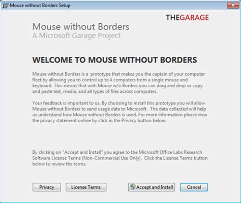 microsoft mouse without borders control multiple pcs with one mouse