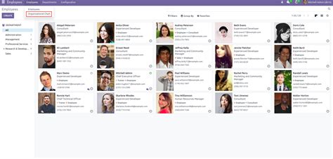 Hr Organizational Chart In Odoo 16
