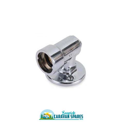 Gas Floor Socket Female Chrome Bayside Caravan Spares