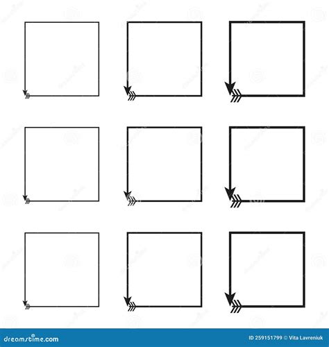 Grunge Frames Vector Set Grunge Ink Illustration Set Of Design Elements Stock Vector