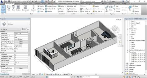 Revit Model For Lab Space 3d Model Cgtrader