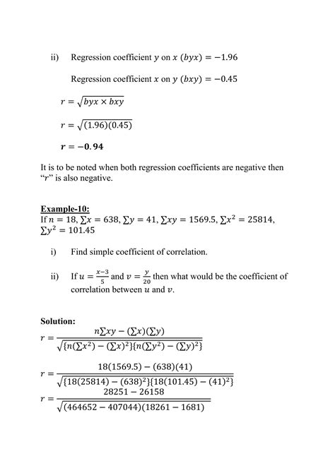 Properties Of Coefficient Of Correlation Pdf Physics Science