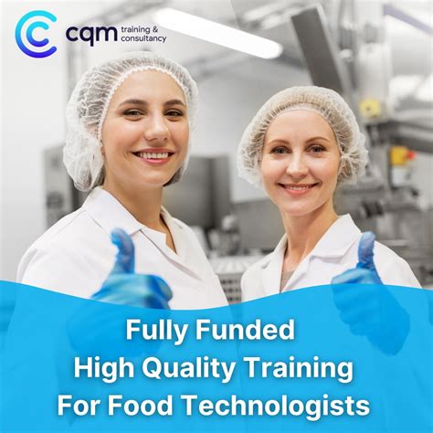 Cqm Training And Consultancy Ltd On Linkedin Food Technologist Level 3
