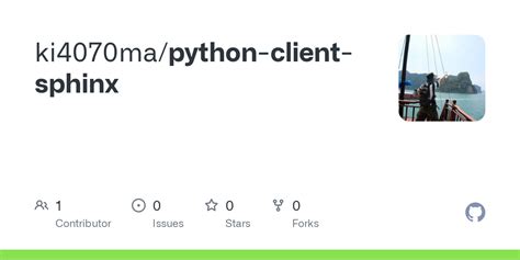 GitHub Ki Ma Python Client Sphinx