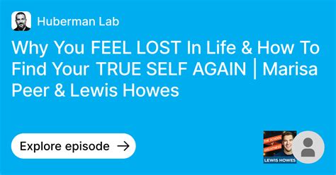 Episode: Why You FEEL LOST In Life & How To Find Your TRUE SELF AGAIN ...