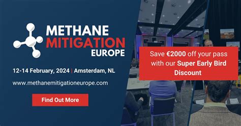 Pricing And Passes Methane Reduction Event Methane Mitigation Summit Series