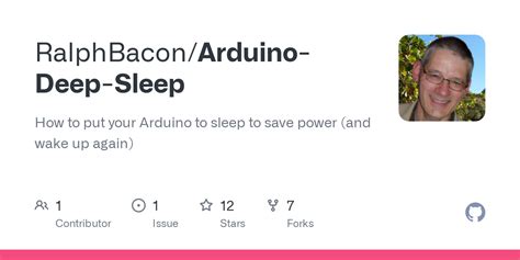 Github Ralphbaconarduino Deep Sleep How To Put Your Arduino To Sleep To Save Power And Wake