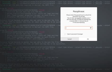 Decrypt File By Passing Private Key As An Command Option · Issue 772 · Getsopssops · Github