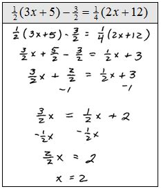 OpenAlgebra Com Free Algebra Study Guide Video Tutorials Solving Linear Equations Part II