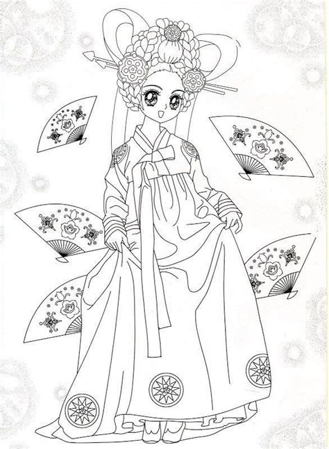 한국전통의복 한복 컬러링북 도안 🇰🇷색칠공부모음 네이버 블로그