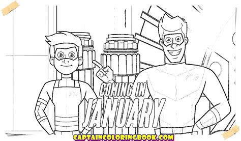 Danger Force Coloring Pages Coloring Pages