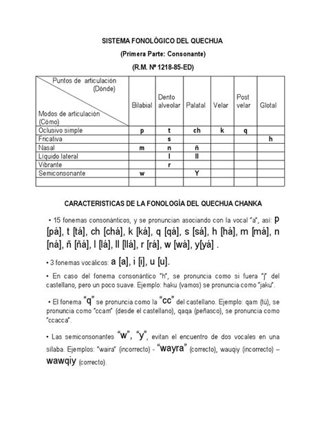 Sistema Fonologico Pdf