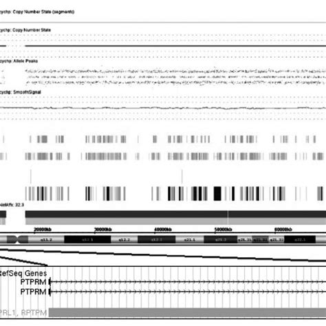 Microarray Plots Aligned With A Genomic Map Of The Same Region