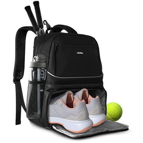 Mochila Para Tenis Para 2 Raquetas Calzado Y Ropa Húmeda Redlemon