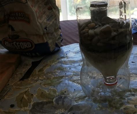 How To Make A Homemade Water Filter Science Experiment 8 Steps Instructables