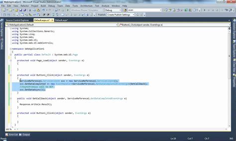 Simplest Asynchronous Wcf Service Call Sample C Video Youtube