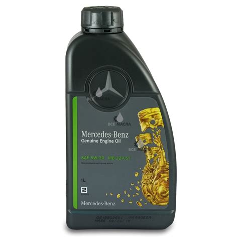 Купить моторное масло Mercedes-Benz PKW SYNTETIK 229.51 5W-30 в СПб