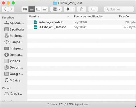 esp32 conexión via wifi
