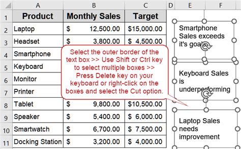 How To Delete Text Box In Excel 3 Simple Ways Excel Insider
