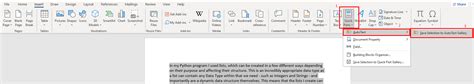 Microsoft Word How To Create Use Building Blocks Acuity Training